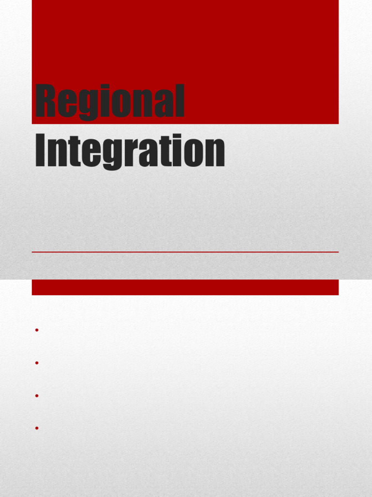 Caribbean Regional Integration Overview | PDF | Economies ...