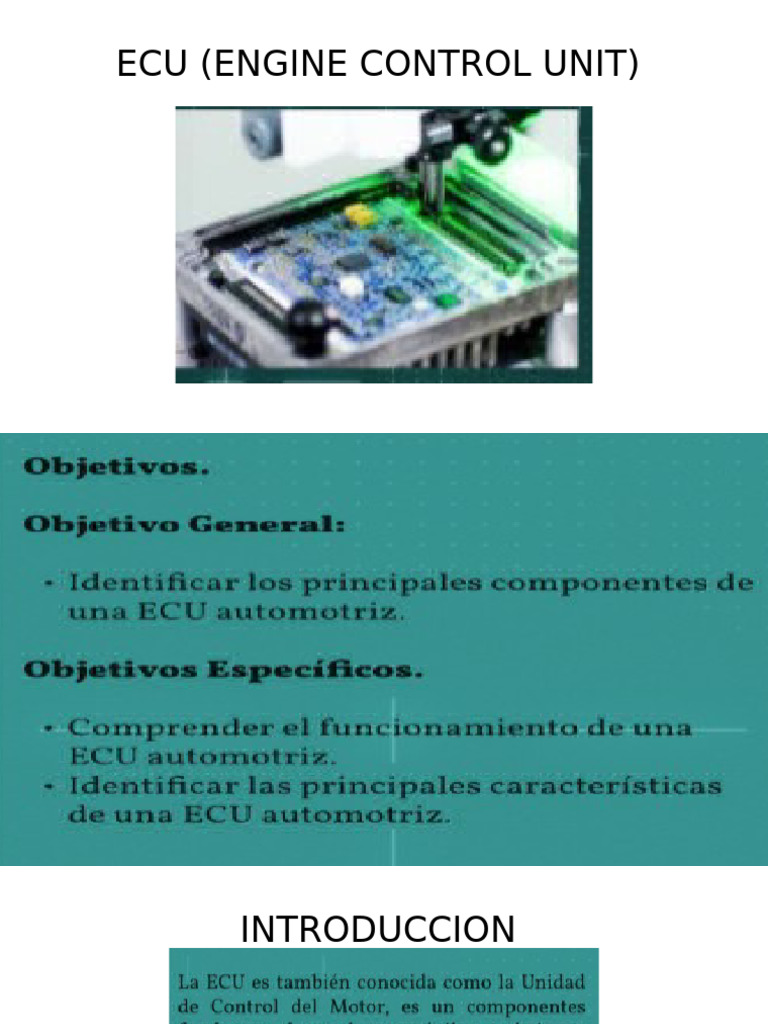 Ecu (Engine Control Unit) | PDF