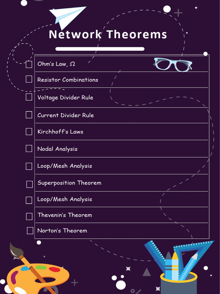 C2 TDL Network Theorems | PDF