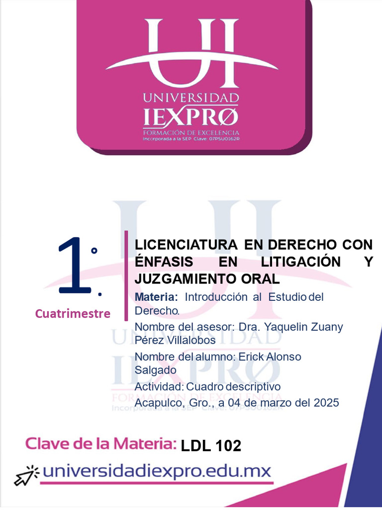Alonso Salgado Erick Act.1 | PDF | Ley administrativa | Justicia