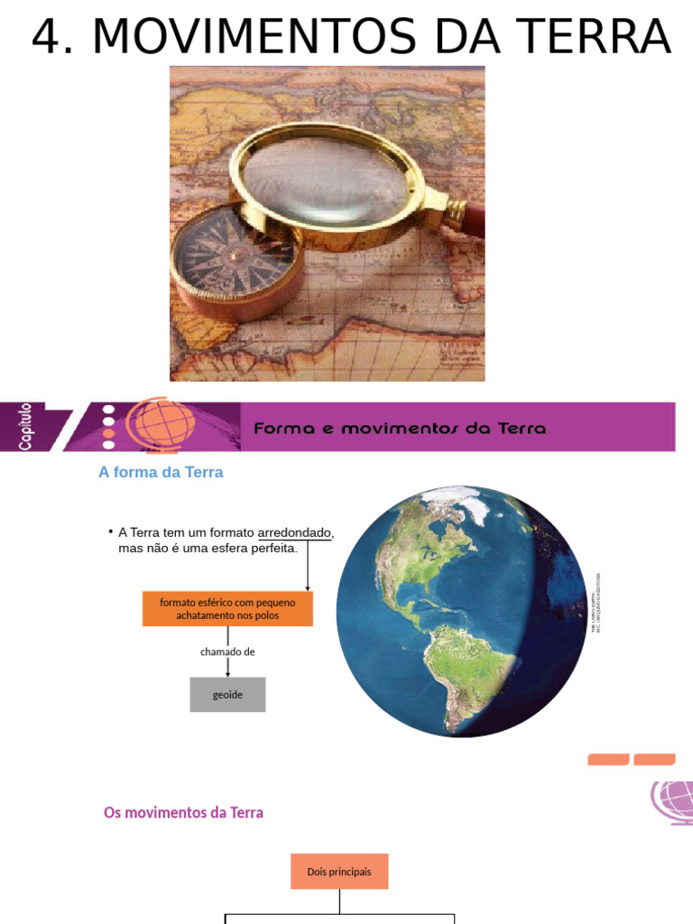 Aula 04 - Movimentos Da Terra | PDF | Terra | Outono