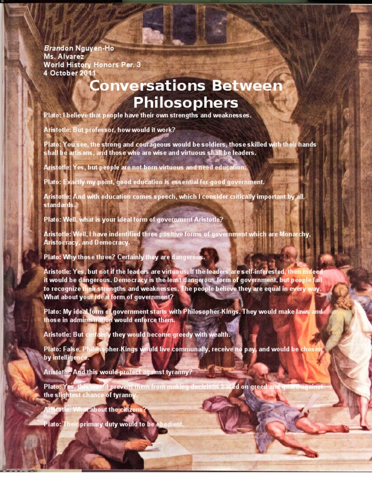 Philosophers Discuss Ideal Government | PDF