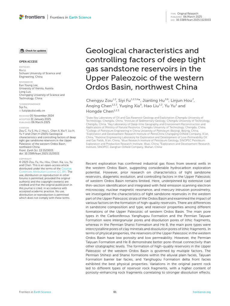 Geological_characteristics_and_controlling_factors | PDF | Petroleum ...