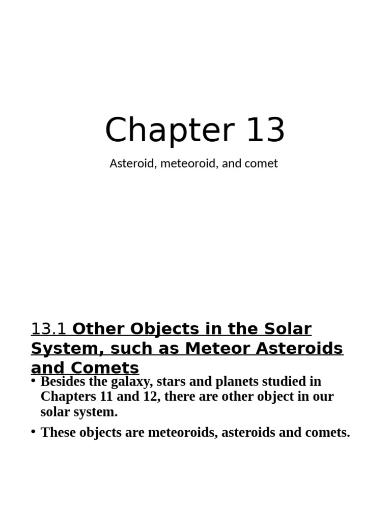 FORM 2 CHAPTER 13 ASTEROROID - Presentation | PDF