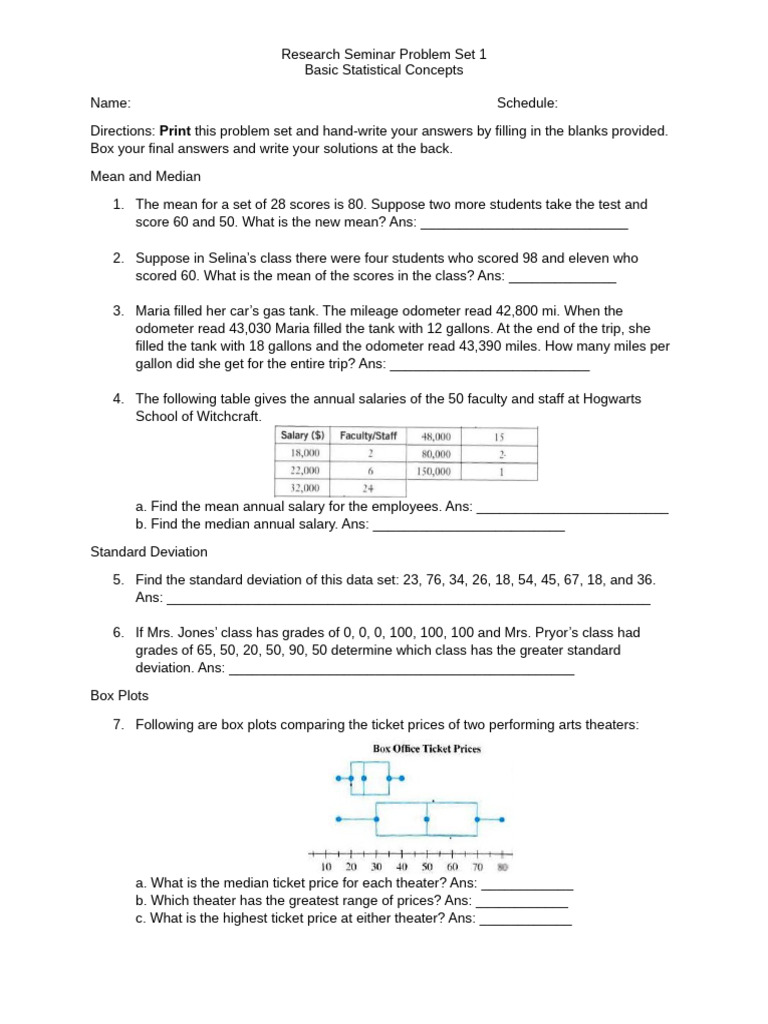 Problem Set 1 | PDF