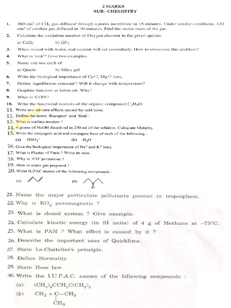 Eight marks | PDF