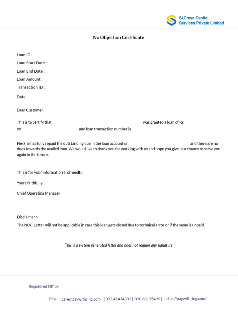 Noc Letter ILOS8714488124734ATP | PDF