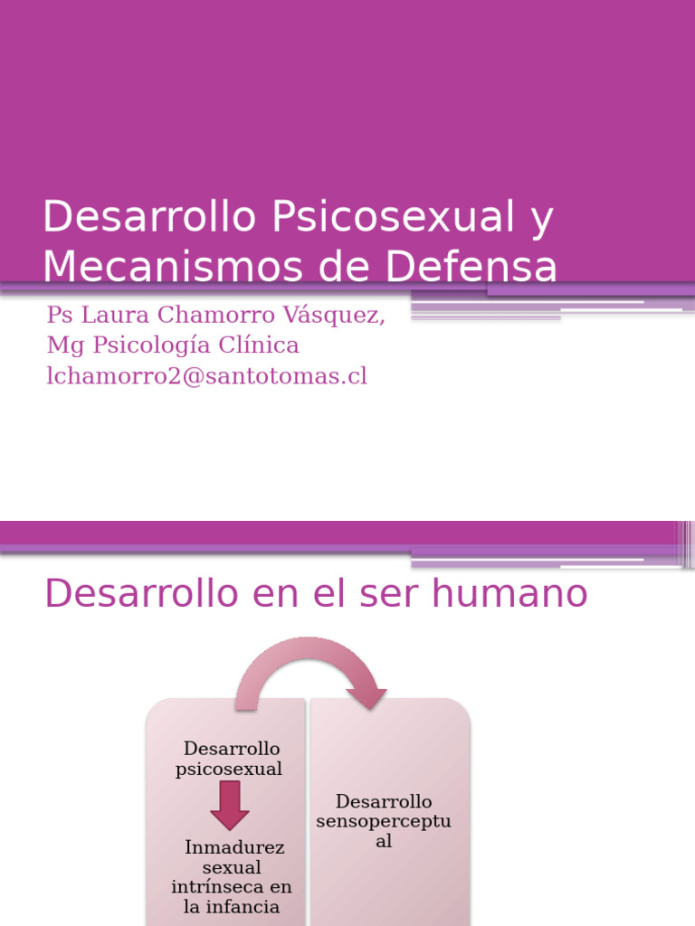 Etapas desarrollo psicosexual | PDF | Sicología | Ciencias del comportamiento