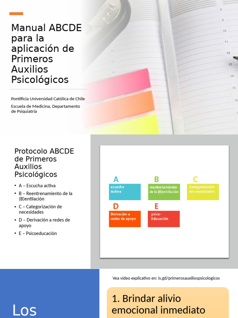 Primeros Auxilios Psicologicos | PDF | Conceptos psicologicos | Psicoterapia