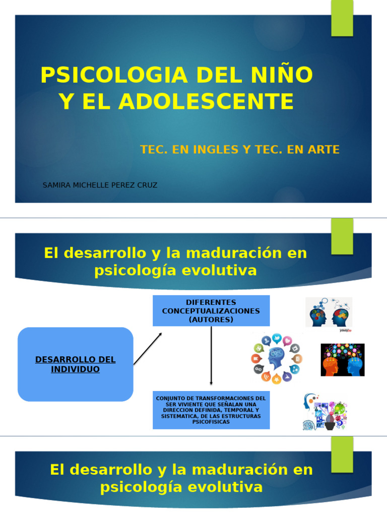 Samira Perez Psicologia Del Niño y Adolescente | PDF | Sicología ...