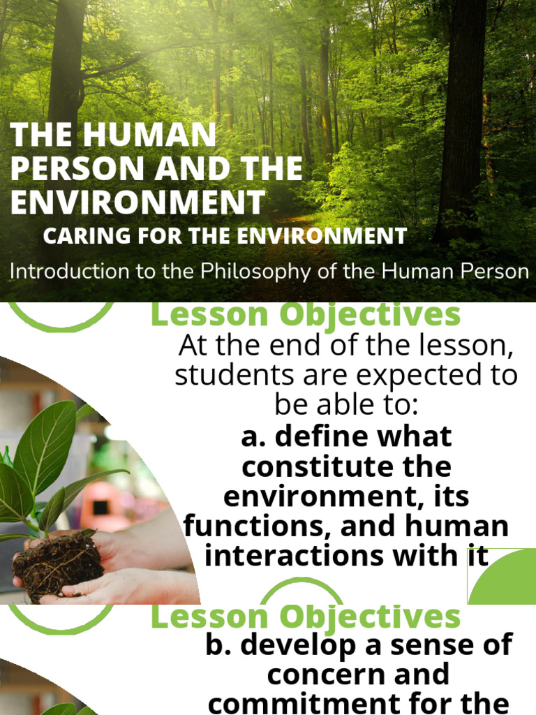 Caring for the Environment: A Guide | PDF | Sustainability | Natural ...