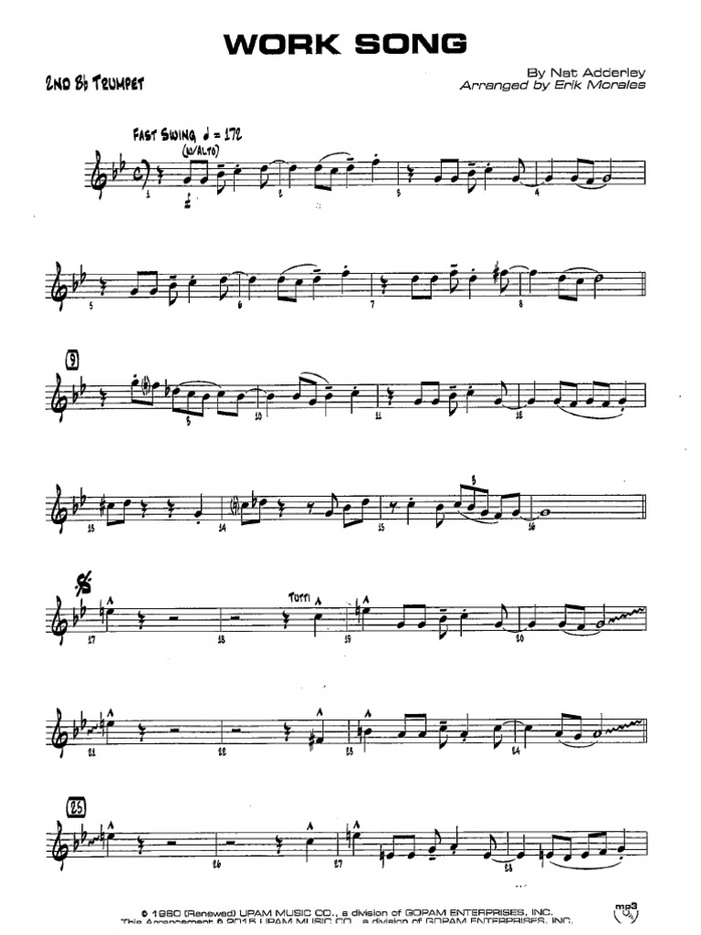 Work Song (Trumpet 2) | PDF