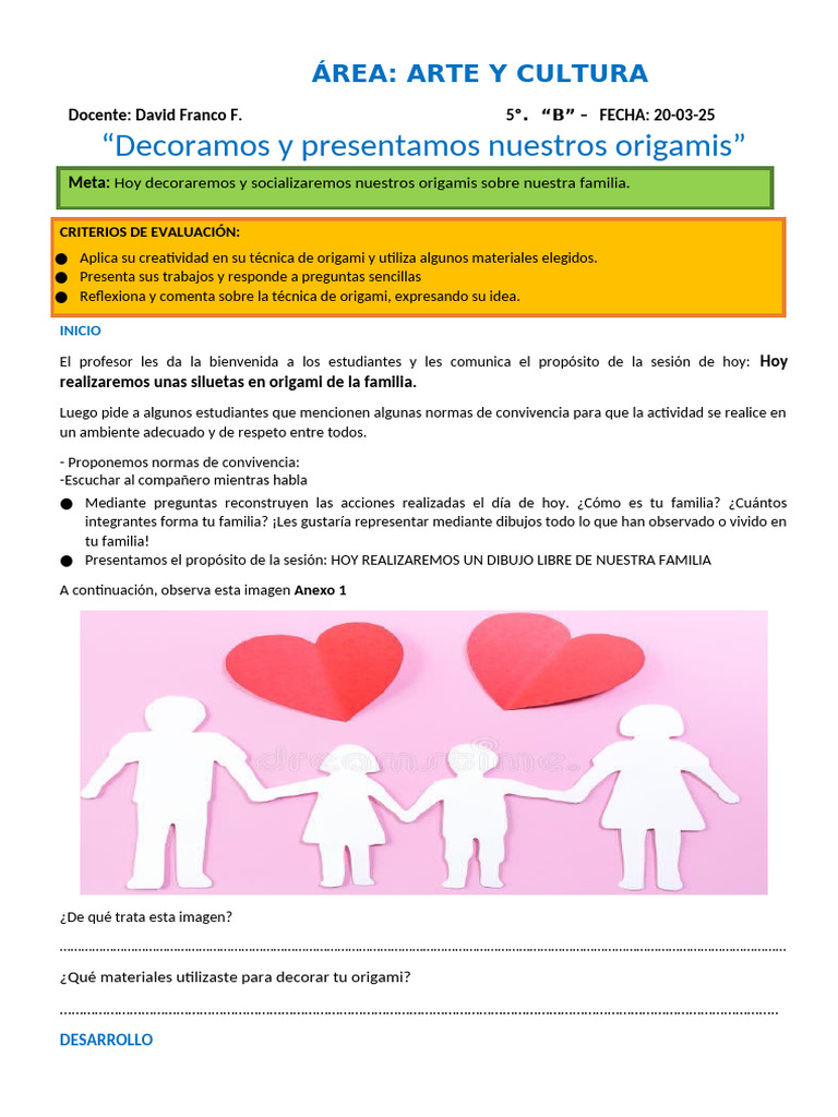 Origami Familiar: Creatividad y Presentación | PDF | Origami | Cognición