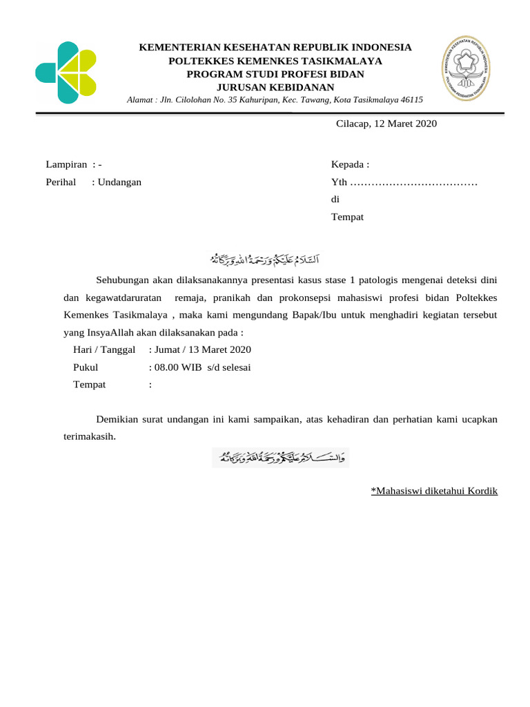Contoh Undangan | PDF