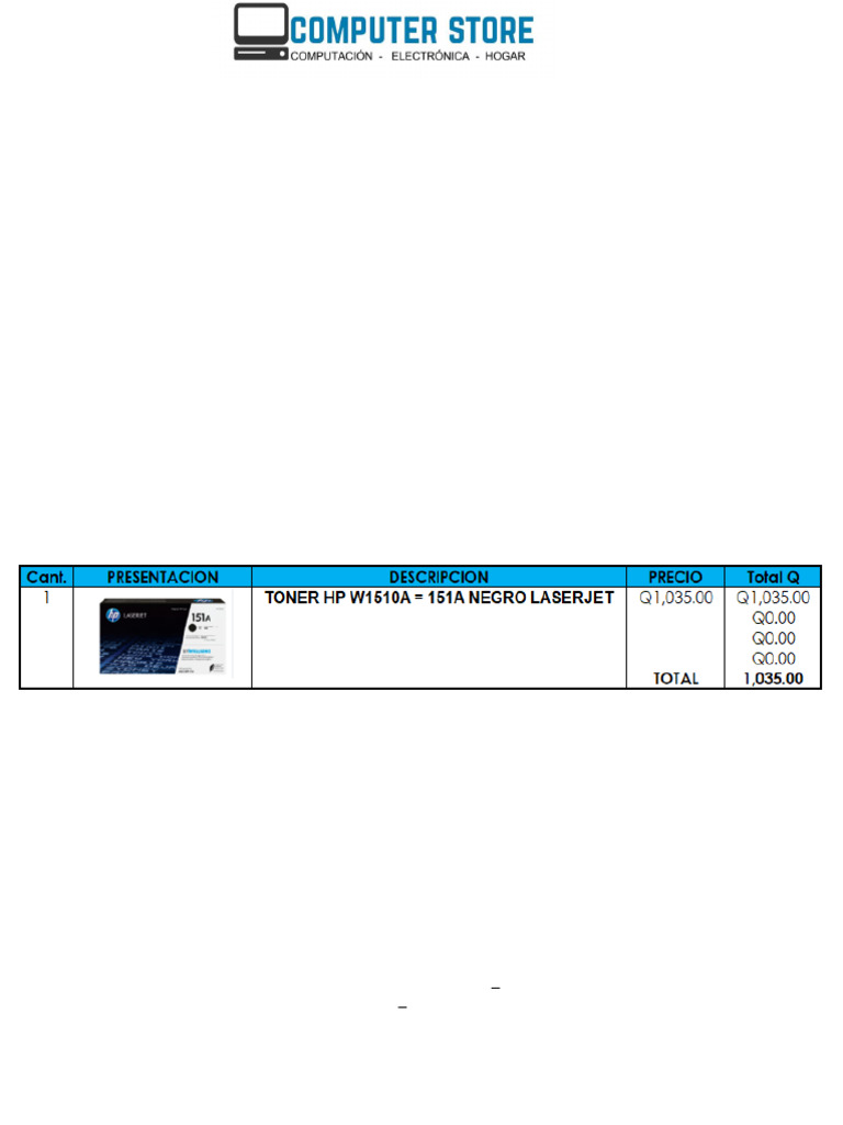 Cotizacion PNC 2904 | PDF