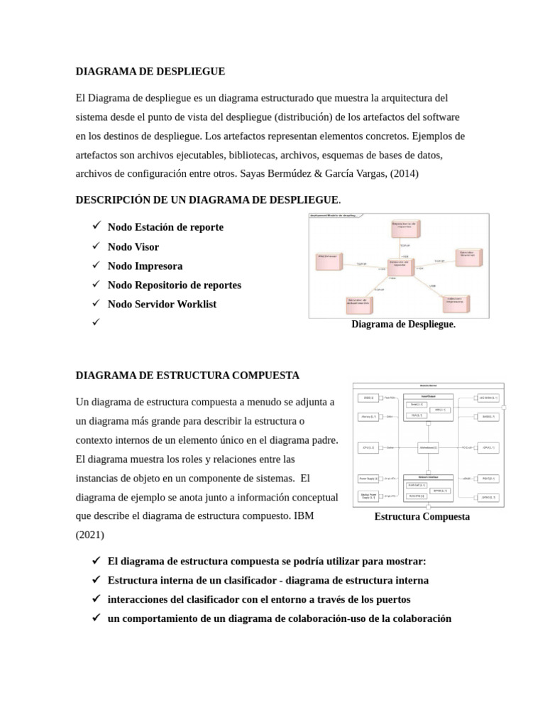 Diagrama de Despliegue y Estructura | PDF
