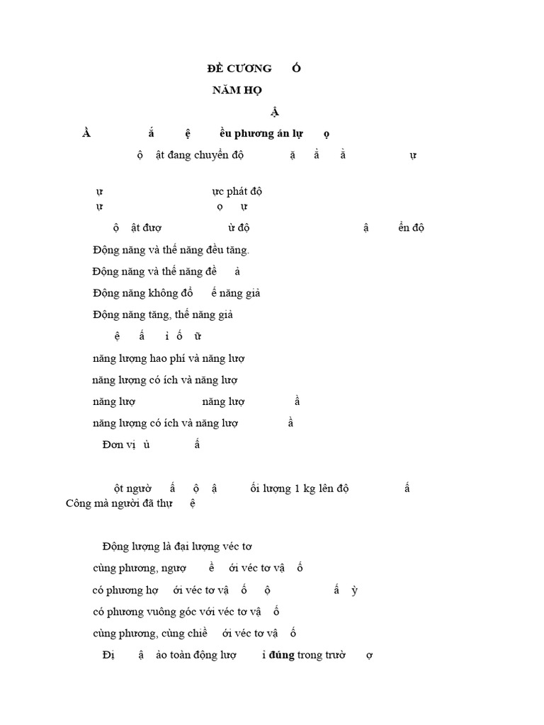 Đề Cương Cuối Hkii | PDF