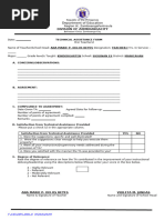 Technical Assistance Form | PDF | Philippines