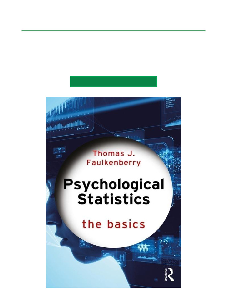 Psychological Statistics The Basics, 1st Edition PDF DOCX Download ...