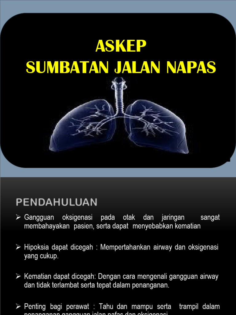 Sumbatan Jalan Napas | PDF
