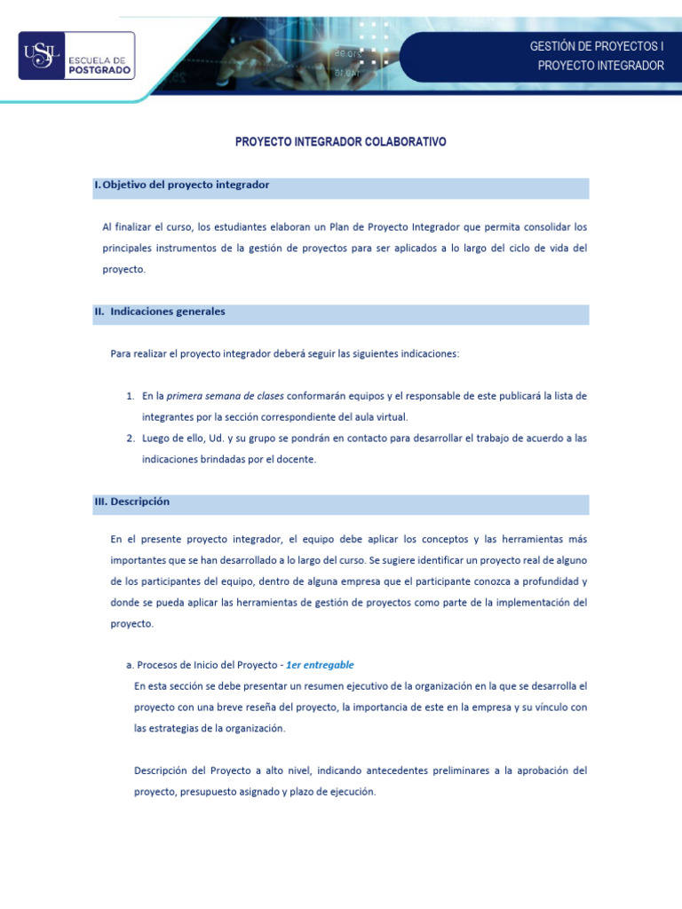 GP1 U4 Proyecto Integrador | PDF | Planificación | Gestión de proyectos
