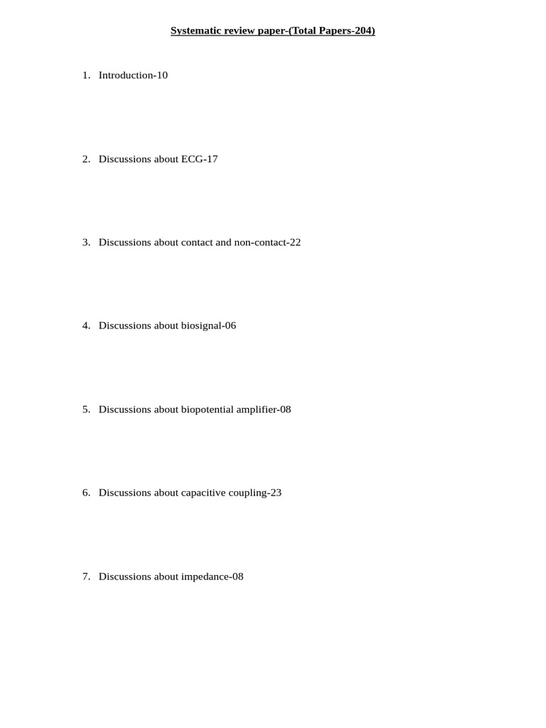 Systematic Review Paper | PDF