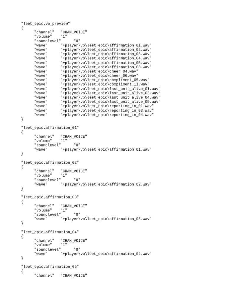 Game Sounds Leet Epic | PDF | Audio Engineering | Operating System Technology