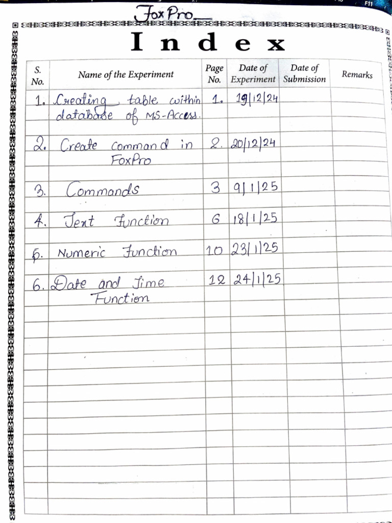 Foxpro Practical Pdf