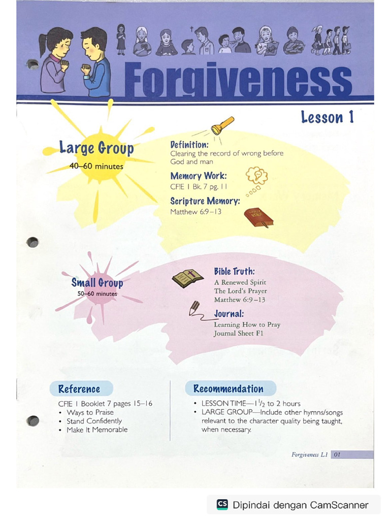 Term 4 - Forgiveness | PDF