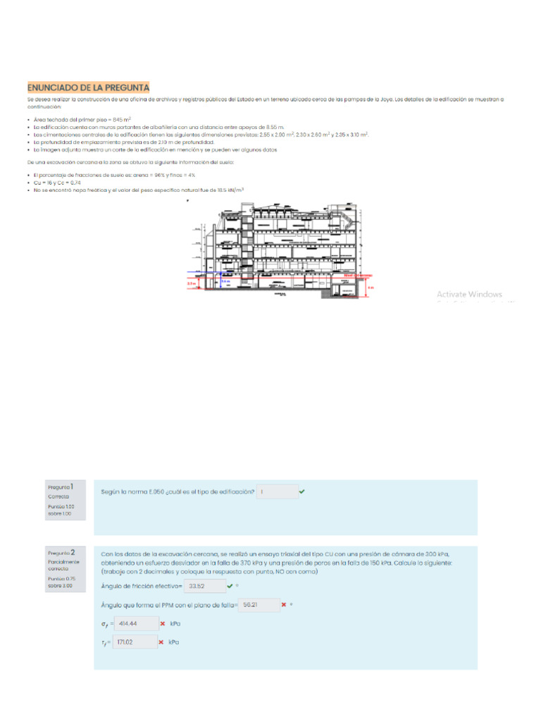 Control 1 de Cimentaciones Norma E.050 | PDF