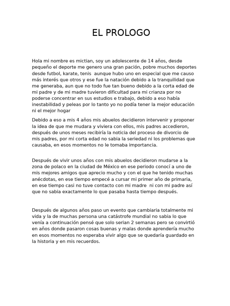El Prologo | PDF