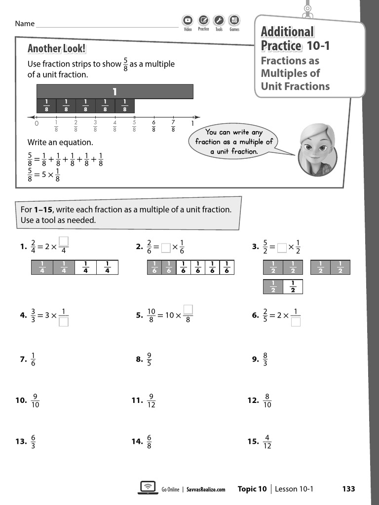 10-1 - Printable Additional Practice | PDF | Mathematical Concepts | Elementary Mathematics