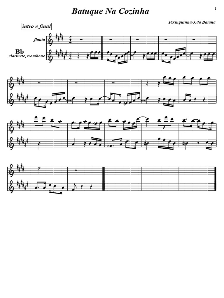 Batuque Na Cozinha | PDF