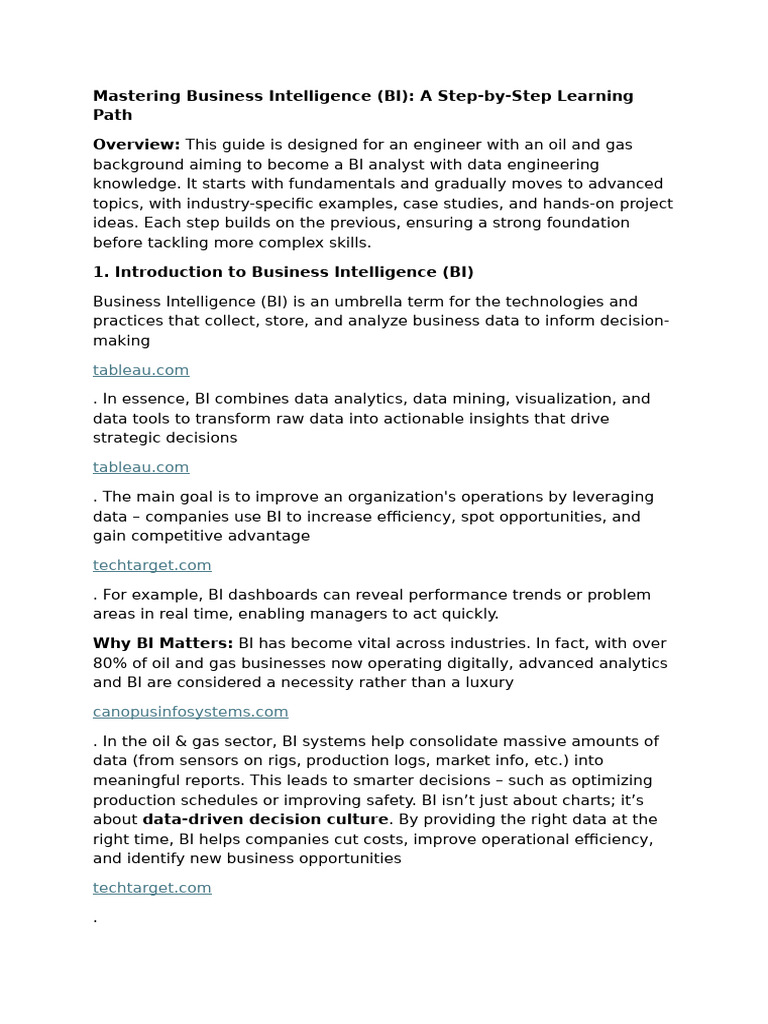 Mastering Business Intelligence | PDF | Business Intelligence | Machine Learning