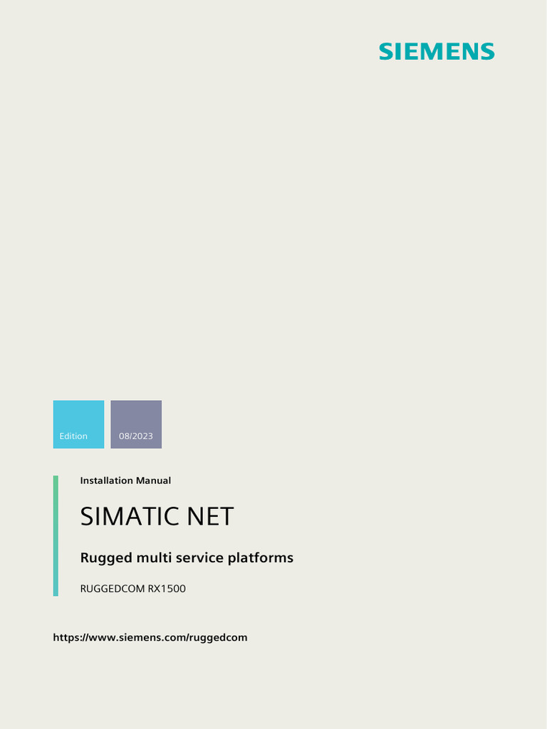 C79000 G8976 1053 24 - RX1500 - InstallationManual | PDF | Ethernet ...