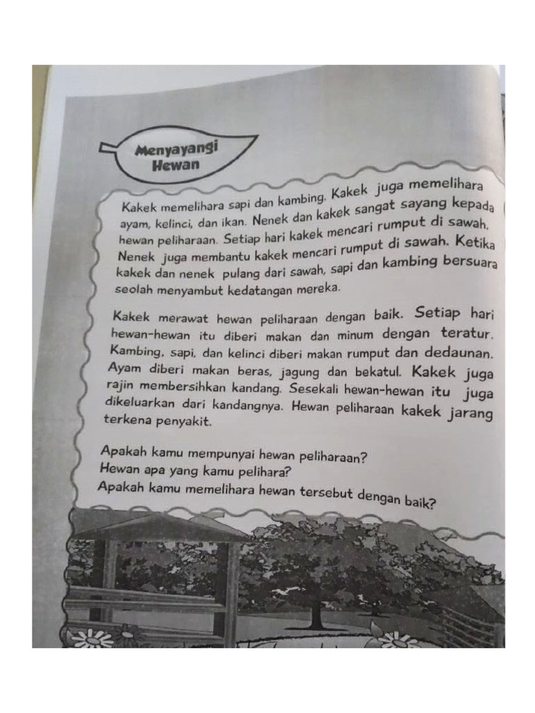 Pertemuan 1 (Menyayangi Hewan) | PDF