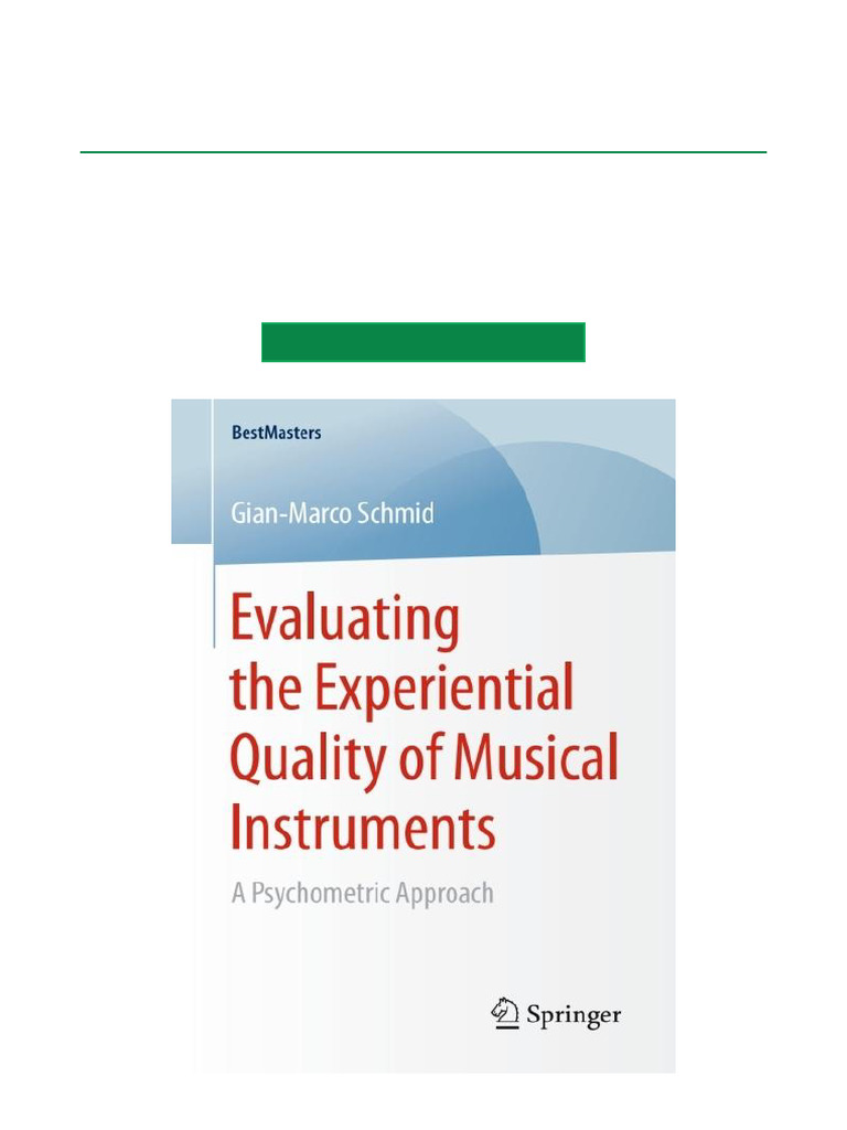 Evaluating The Experiential Quality of Musical Instruments A ...