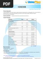 High Density Polyethylene: Cynpol Hd5502 | PDF