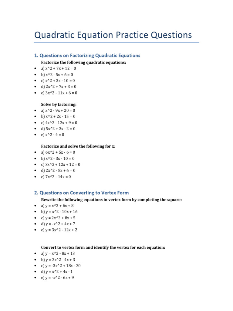 Basic Questions | PDF