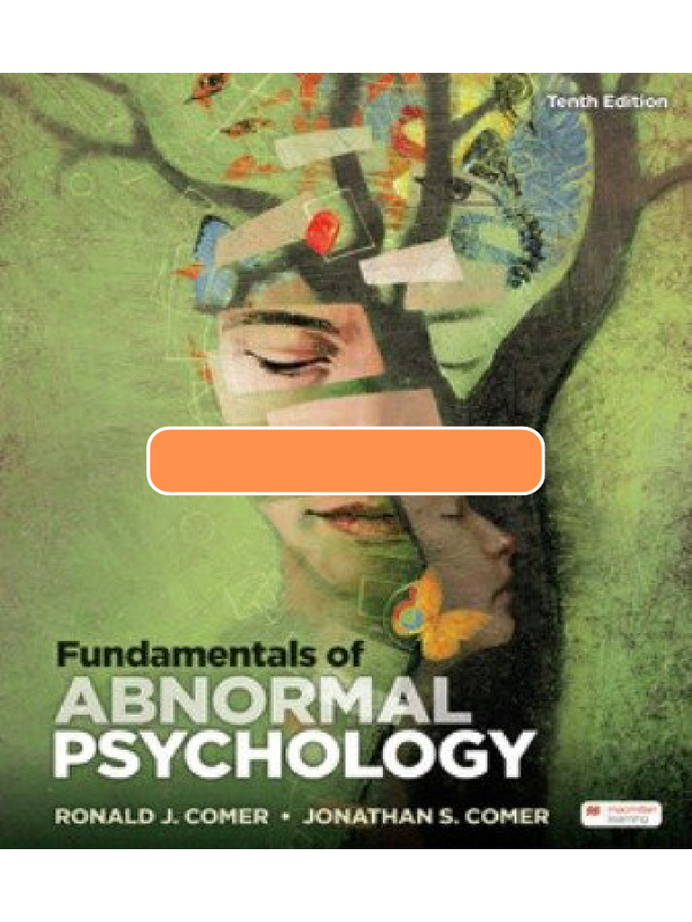 Testbank for Fundamentals of Abnormal Psychology 10th Edition Comer ...