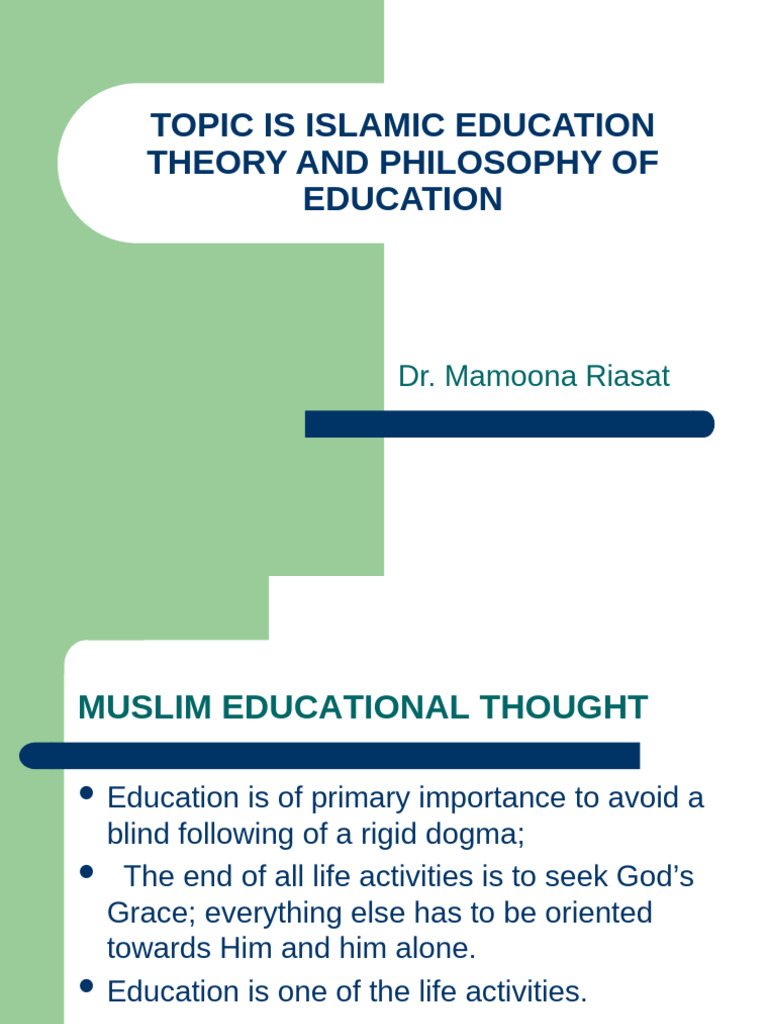 Islamic Education Theory | PDF | Quran | Islam