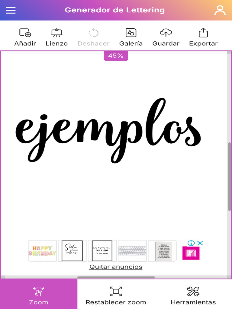 Generador de Lettering y Caligrafía ️ | PDF