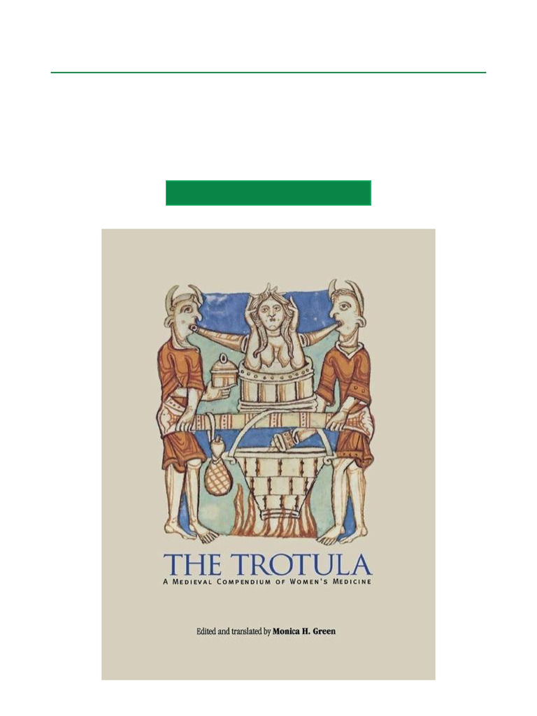 The Trotula A Medieval Compendium of Women's Medicine PDF | PDF