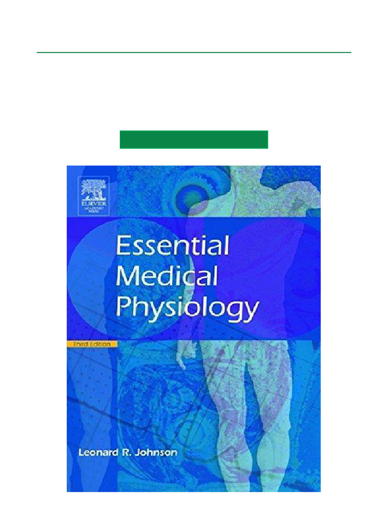 Essential Medical Physiology, 3rd Edition 3rd Edition Complete Digital Book | PDF | Kidney ...