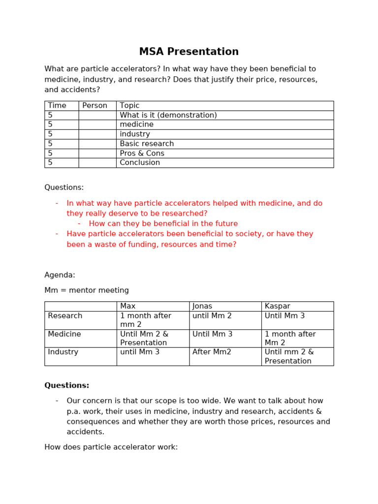 MSA Particle Accelerator Notes. | PDF | Radiation Therapy | Quark