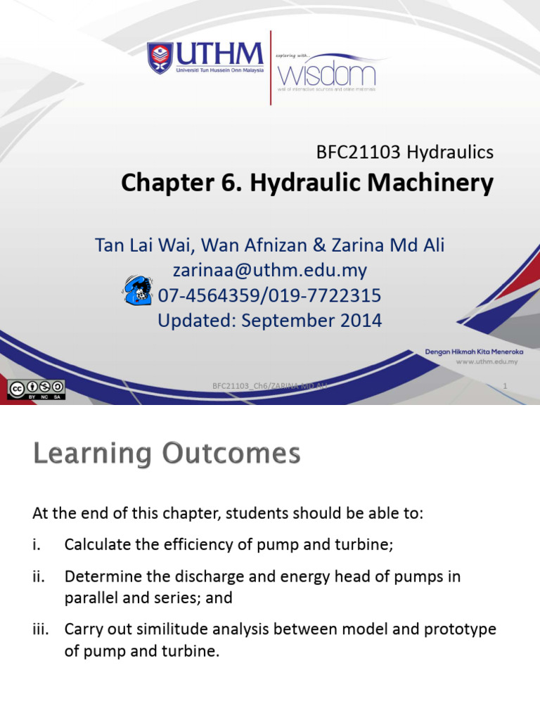 BFC 21103 Chapter 6 | PDF | Turbine | Pump