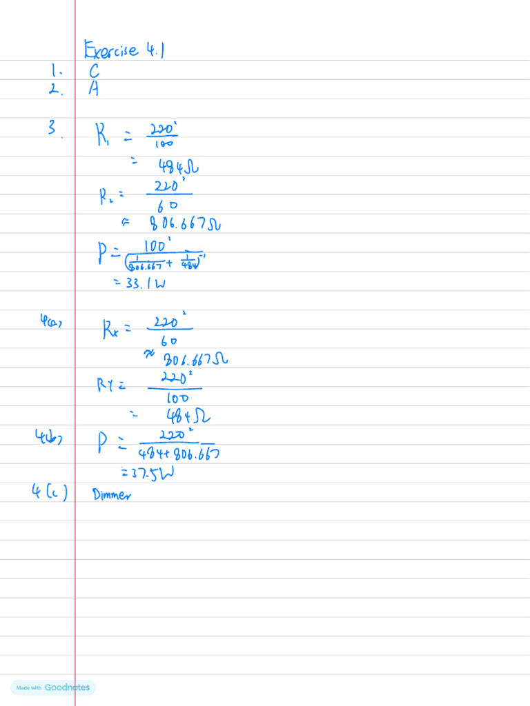 Book 4 Exercise 4.1 | PDF