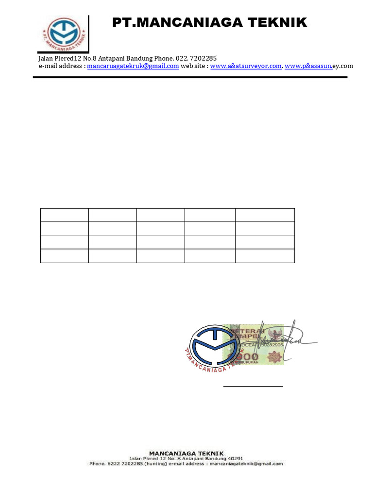 Granit Diponogoro (SURDUK MANCA NIAGA) 9 (Edited) | PDF