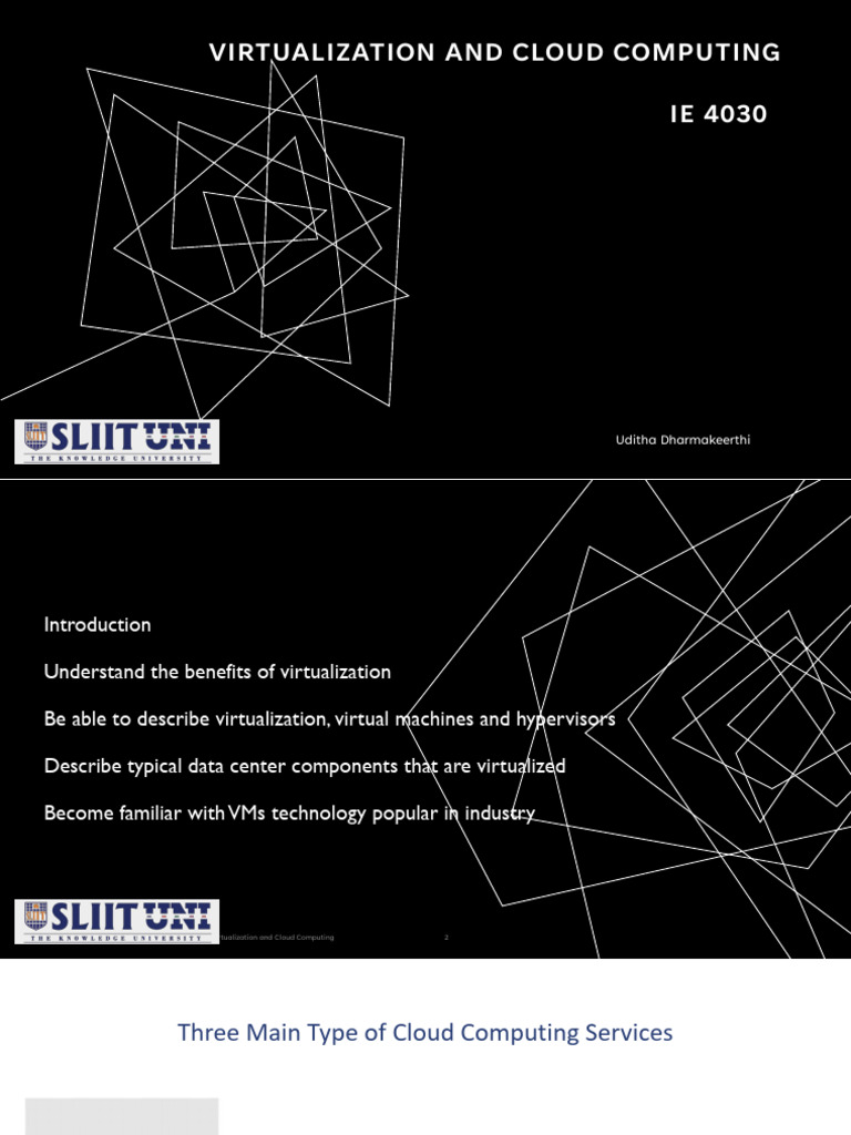 Cloud Computing - Lecture 01 | PDF | Cloud Computing | Capital Expenditure