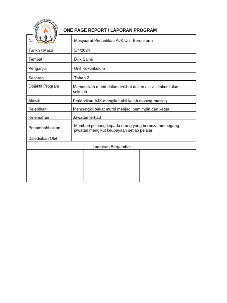 6. OPR Perlantikan AJK Unit Beruniform | PDF